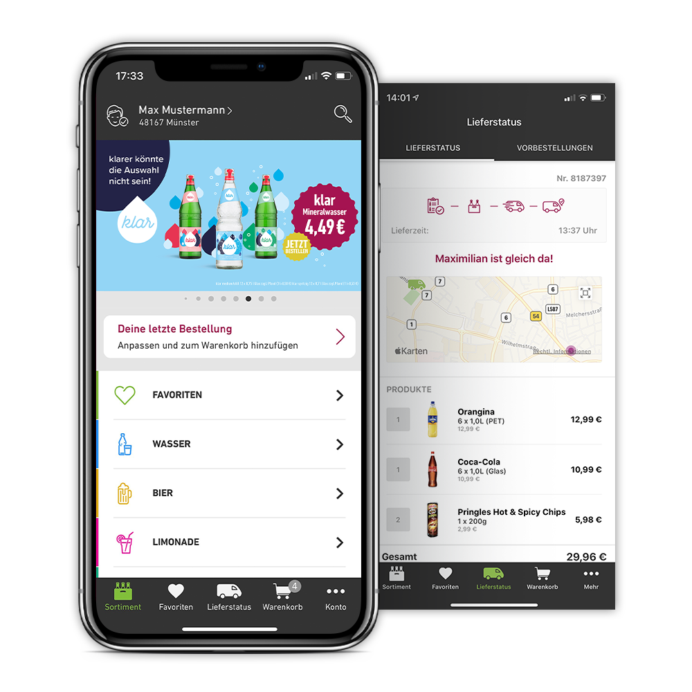 Noch bequemer bestellen - mit der flaschenpost App | flaschenpost.de