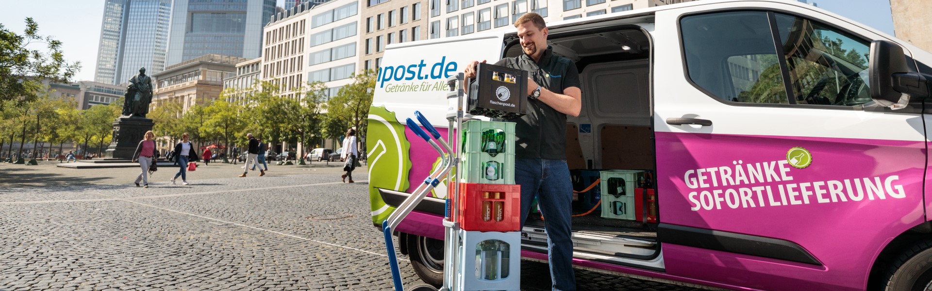 Start in Frankfurt | flaschenpost SE